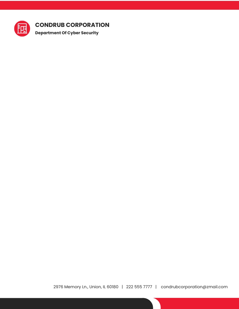 Free Blank HR Department Letterhead Template - Download in Word, Google ...