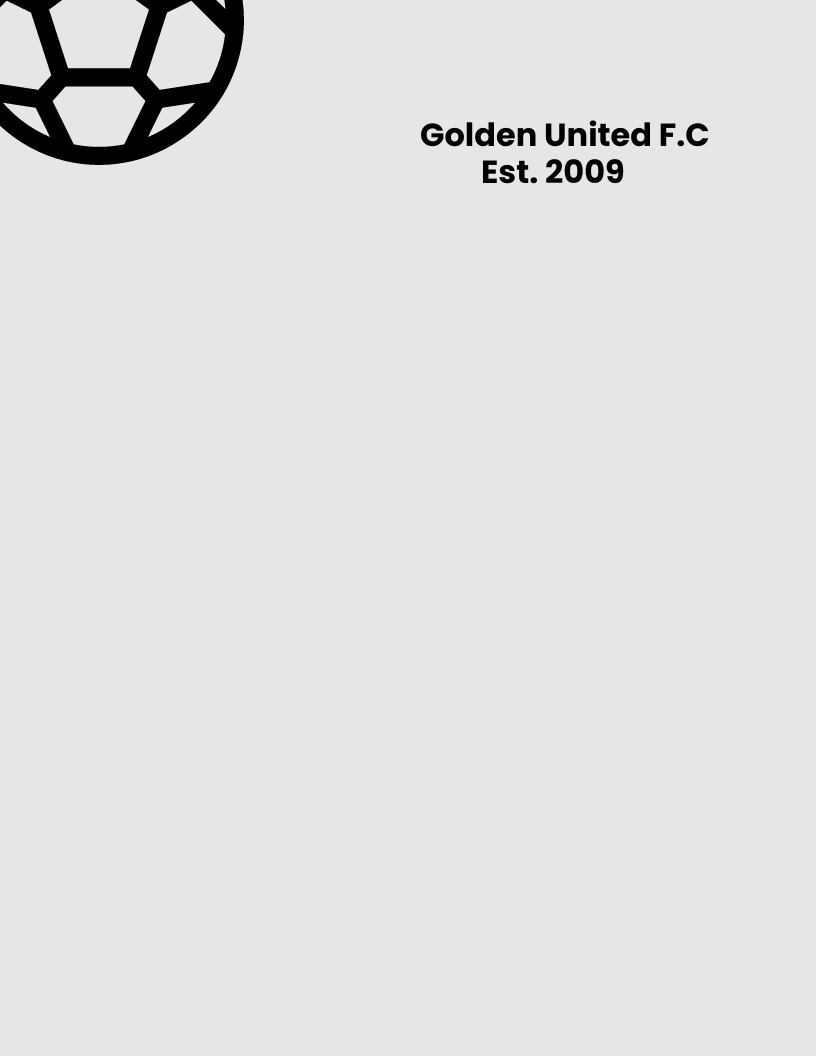 Soccer Club Letterhead Template - Download in Word | Template.net