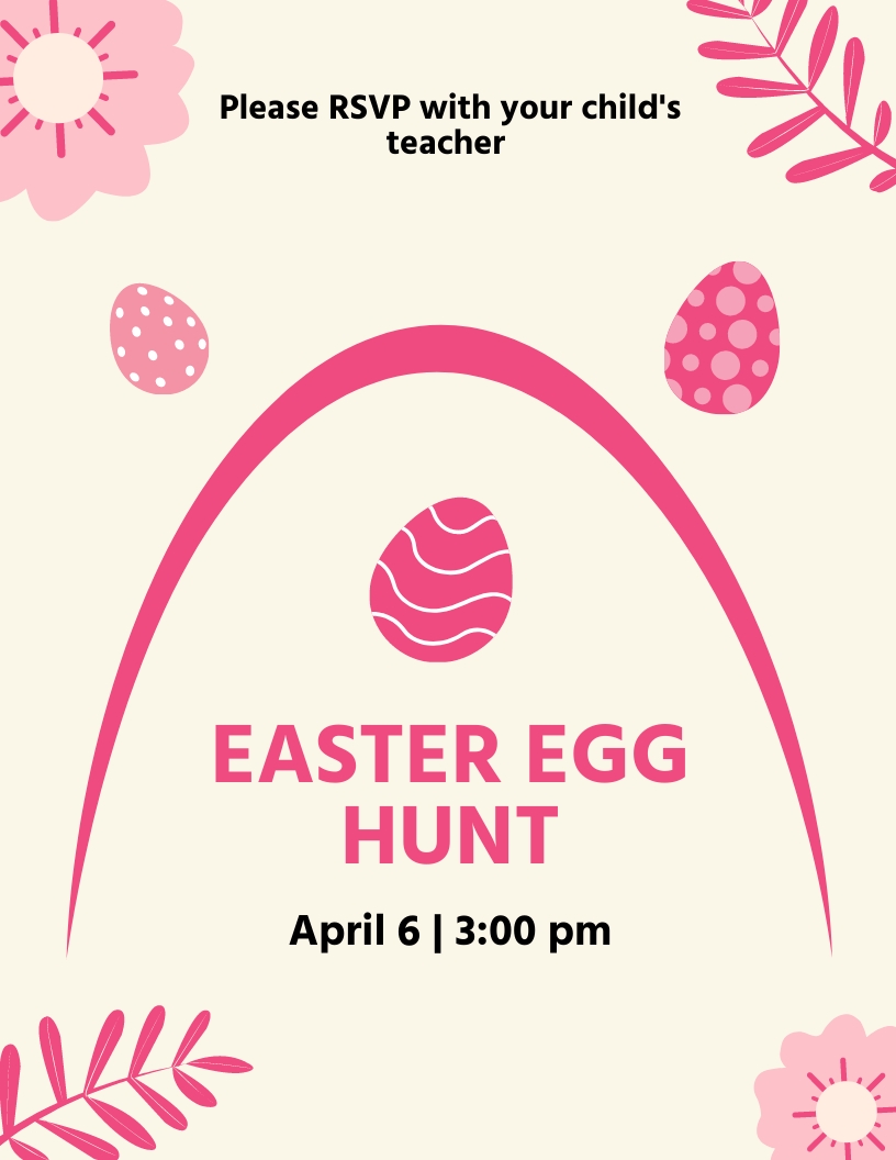 Free Easter Flyer Template - Download in Word, Illustrator, PSD, Apple ...