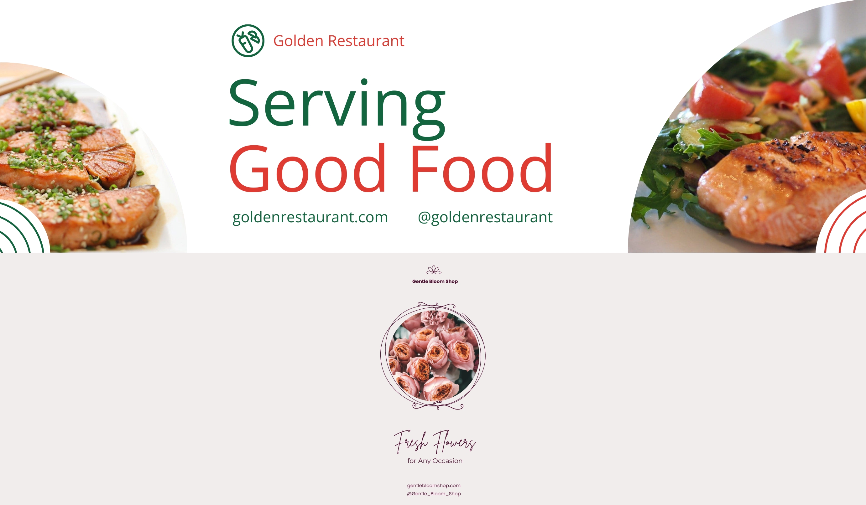 Simple Restaurant Billboard Template - Download in Word, Google Docs ...