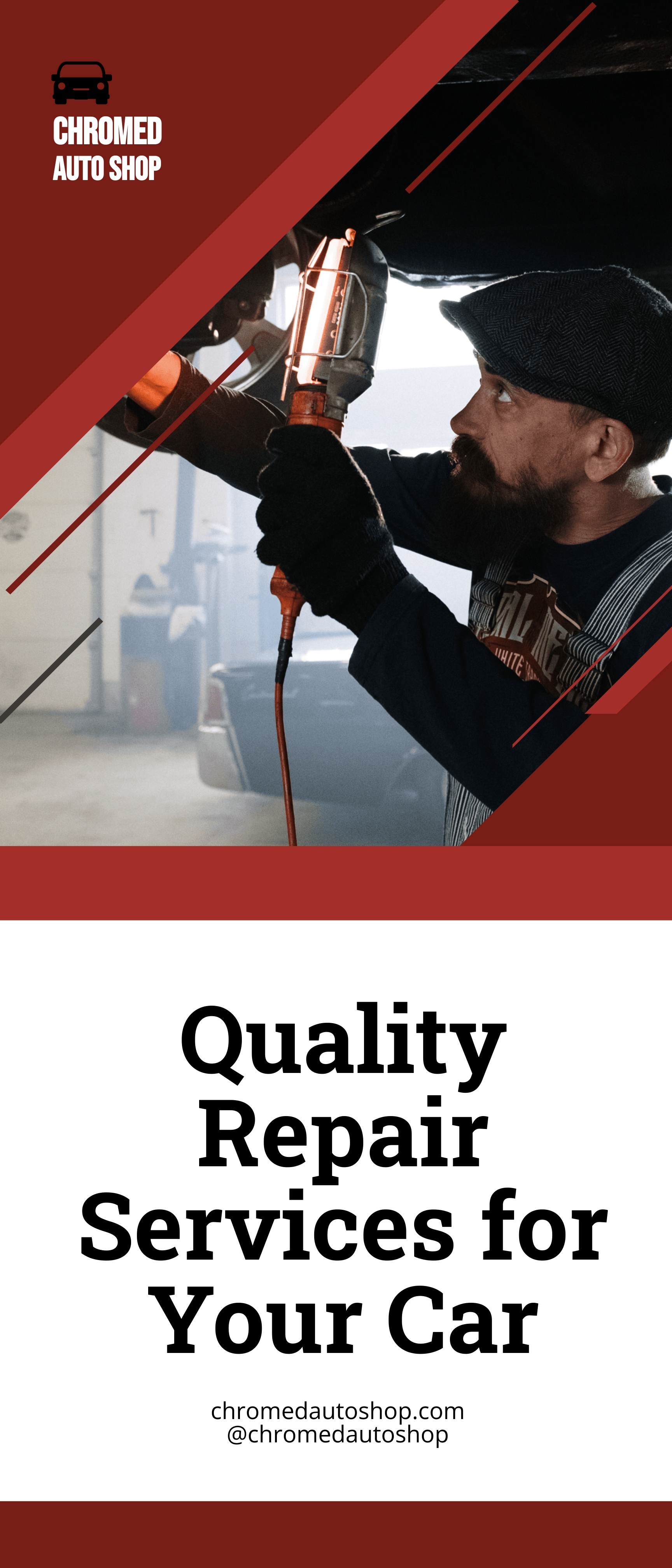 Free Car Auto Repair Service Roll-Up Banner Template - Download in Word ...