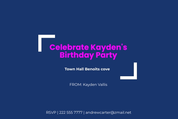 Free Basketball Party Card Template - Download in Word, Google Docs ...