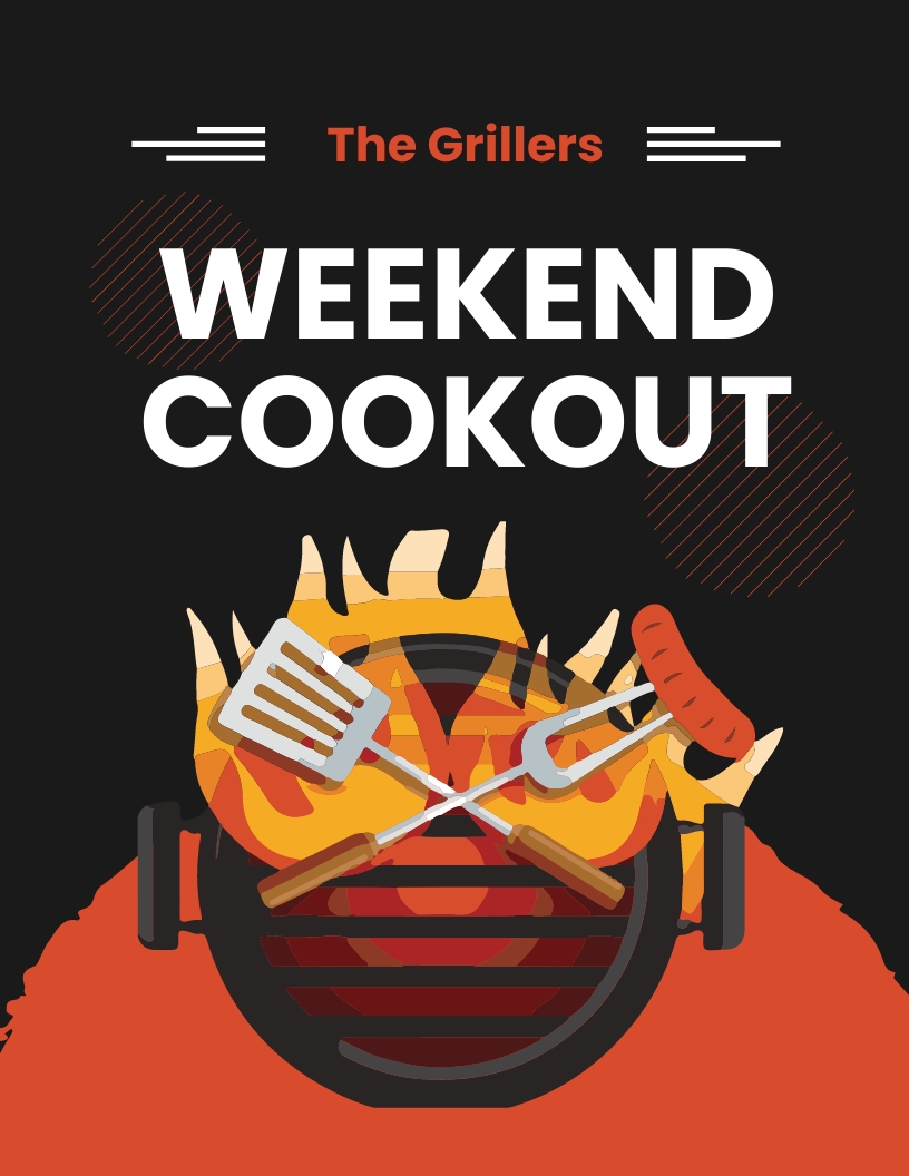 FREE Cookout Word Template Download Template