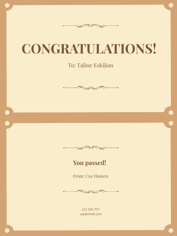 Classic Anytime Congratulations Card Template - Download in Word ...