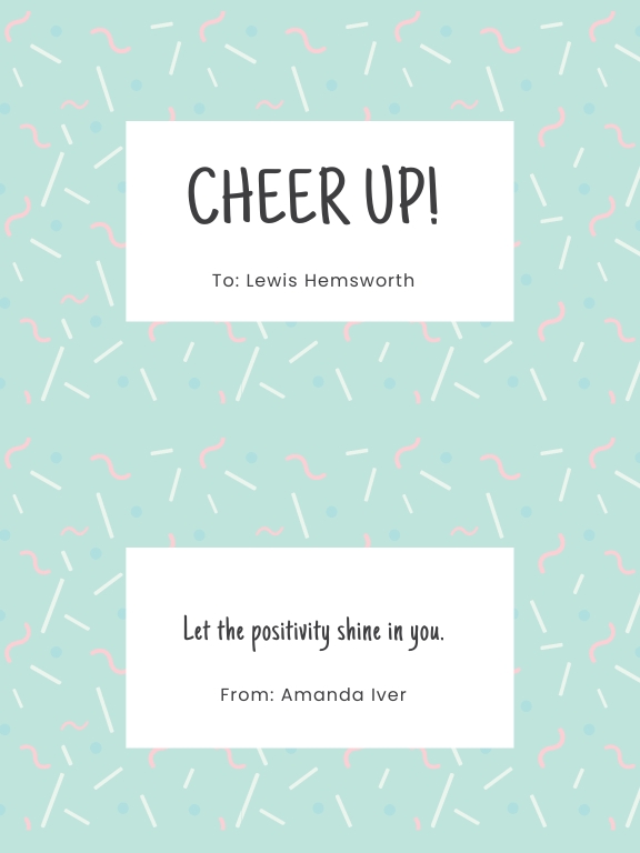 Happy Cheer Up Card Template - Download in Word, Google Docs ...