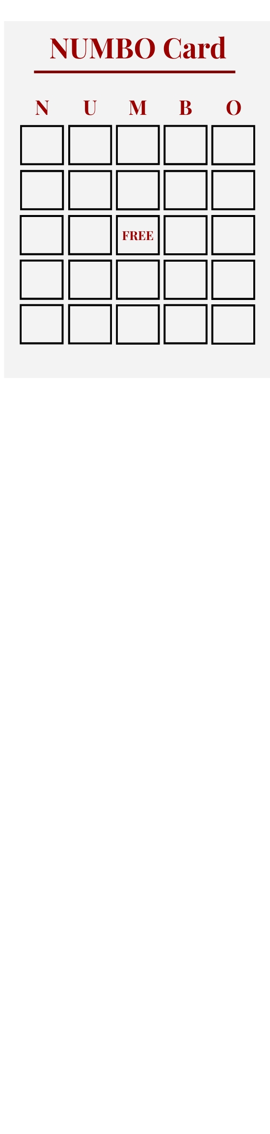 Blank Bingo Card Template - Download in Word, Illustrator, PSD ...