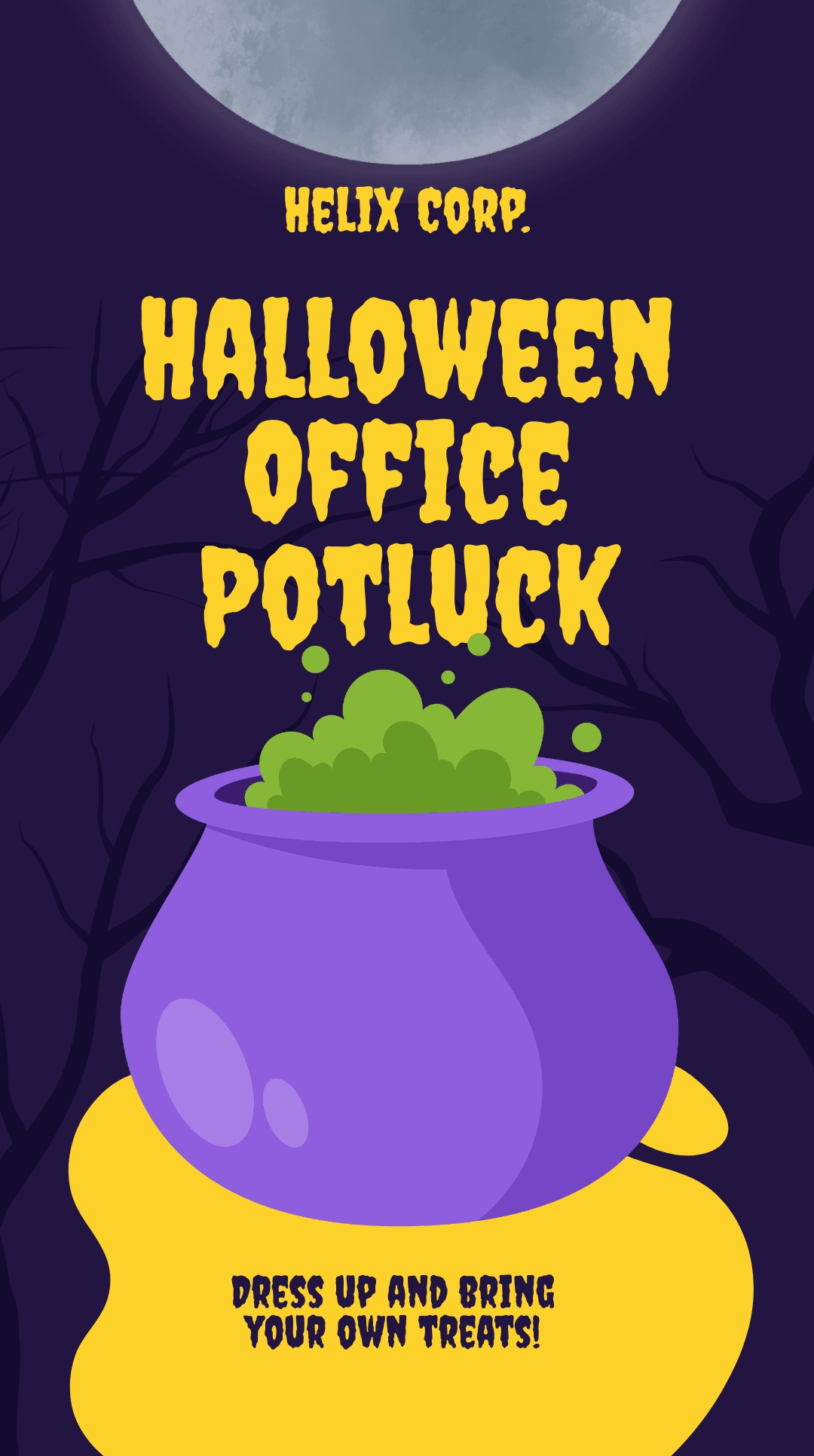 Office Potluck Flyer