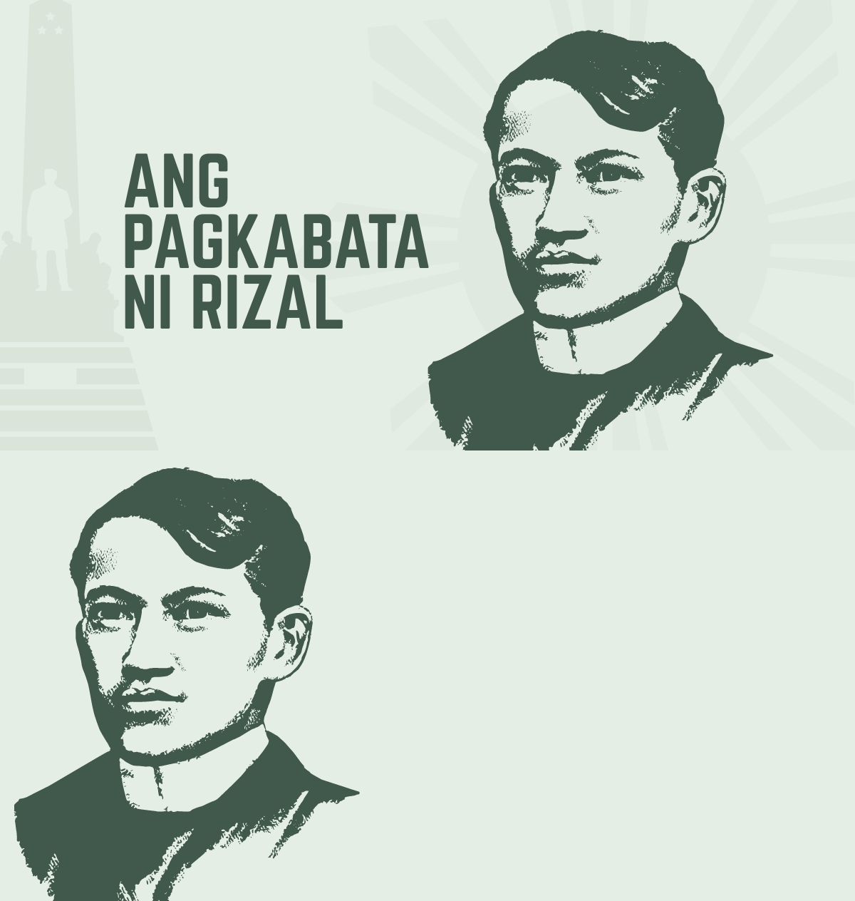 Jose Rizal Drawing Black And White