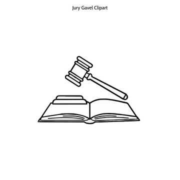 Free Gavel Outline Clipart Template to Edit Online