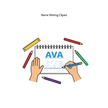 Free Name Writing Clipart Template to Edit Online