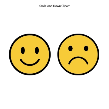 Free Smile Frown Clipart Template to Edit Online