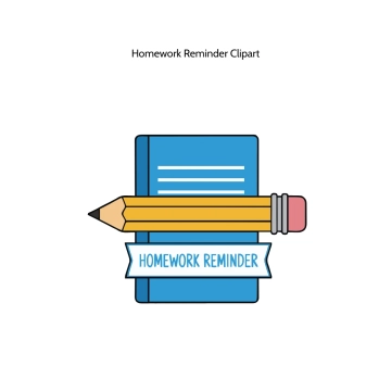 Free Homework Reminder Clipart Template to Edit Online