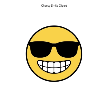 Free Cheesy Smile Clipart Template to Edit Online