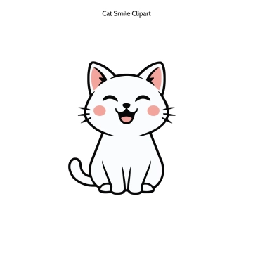 Free Cat Smile Clipart Template to Edit Online