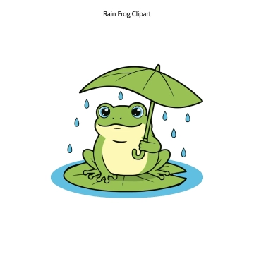 Free Rain Frog Clipart Template to Edit Online