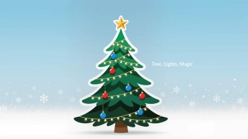 Free Vector Christmas Tree Background Template to Edit Online
