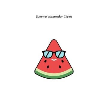 Free Summer Watermelon Clipart Template to Edit Online