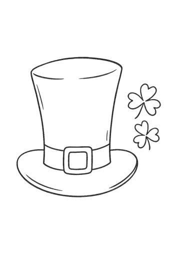Free Shamrock Drawing Template to Edit Online