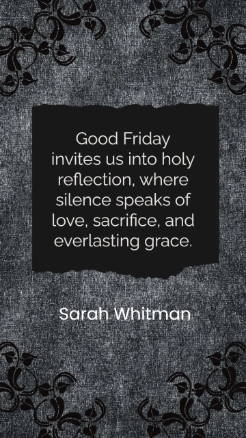 Holy Friday Quote Template