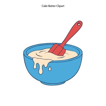 Free Cake Batter Clipart Template to Edit Online