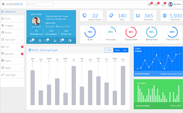 23+ Admin CMS Themes & Templates