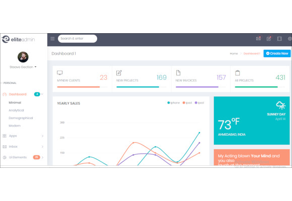 23+ Admin CMS Themes & Templates