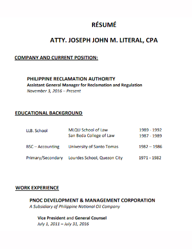 72 Basic Resume Templates PDF DOC PSD Free Premium Templates