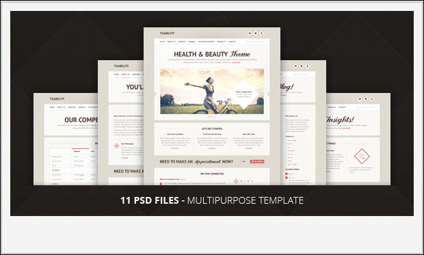 Top 100 Premium Photoshop PSD Website Templates – Computer science ...