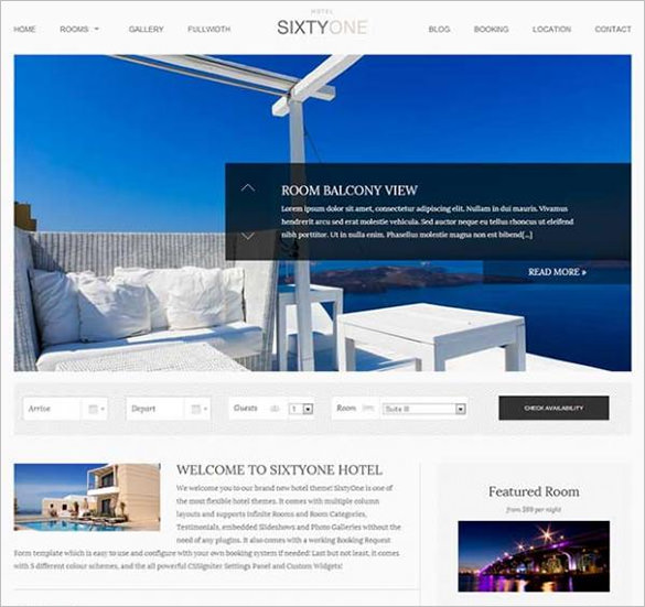31+ Hotel Website Themes & Templates | Free & Premium Templates