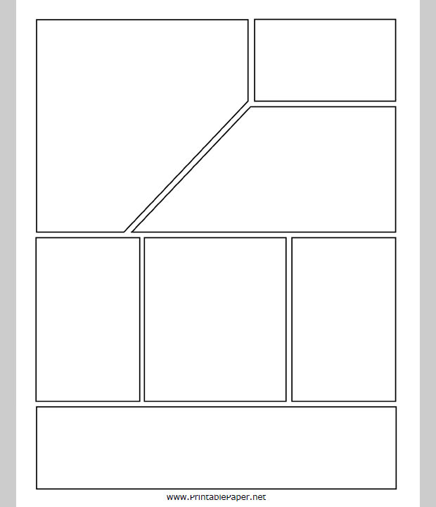 6 Best Print These Comic Strip Templates
