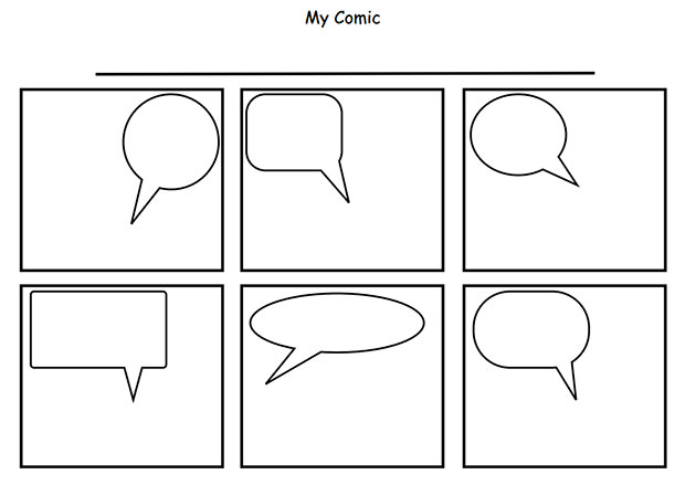 Comic Strip Template Free Premium Templates