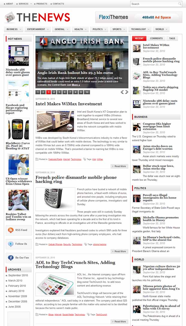 20+ Best Premium News Website Templates