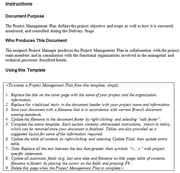 5+ Best Project Plan Templates | Free & Premium Templates