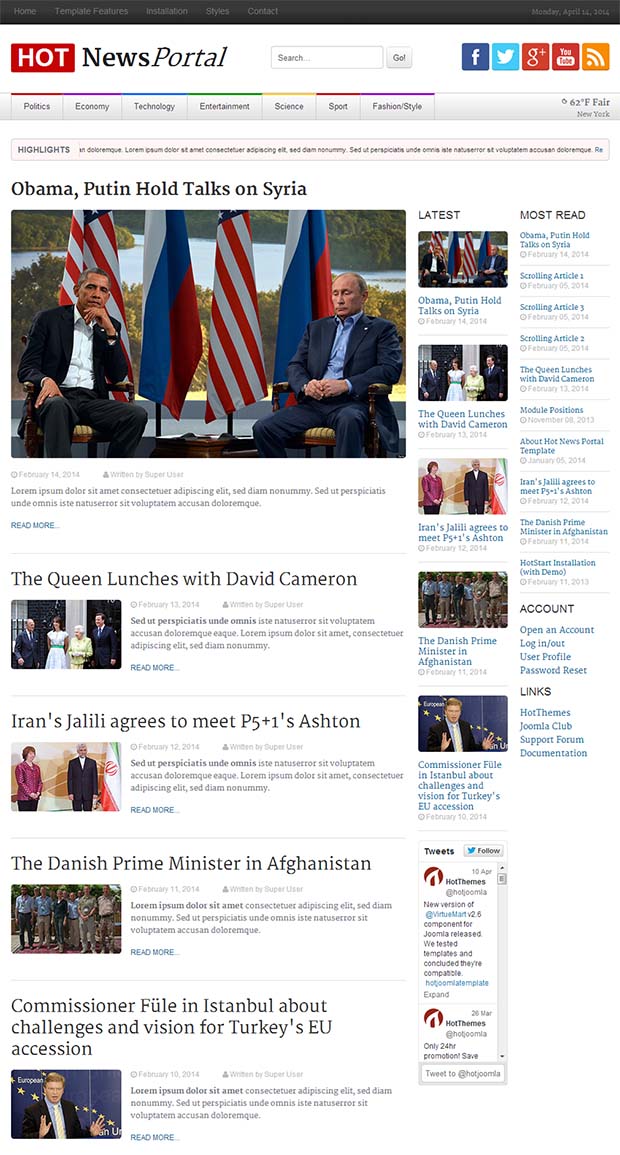 20+ Best Premium News Website Templates