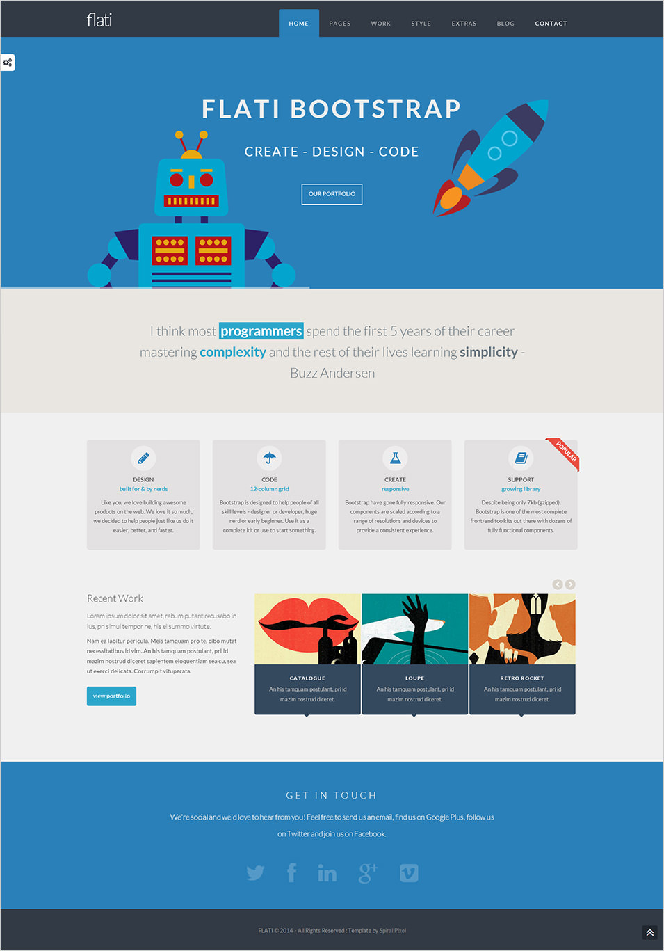 Web Developer Website Template Free Printable Templates