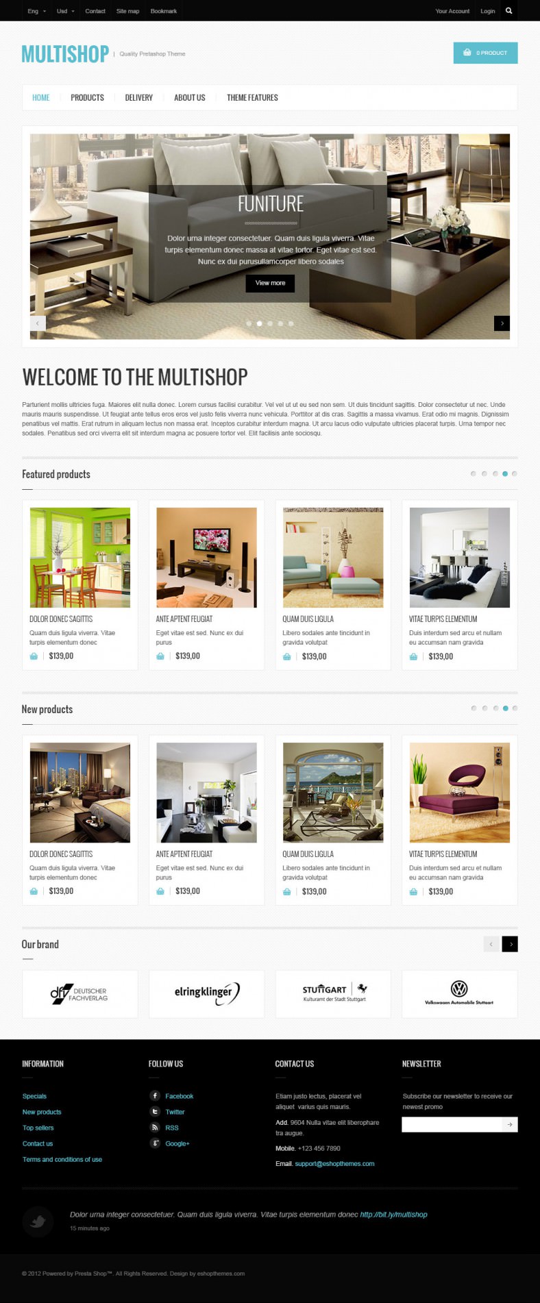 15 Best Prestashop Electronic Website Templates Themes Free 