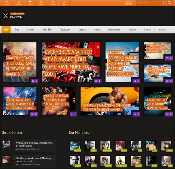 45+ Gaming Website Themes & Templates