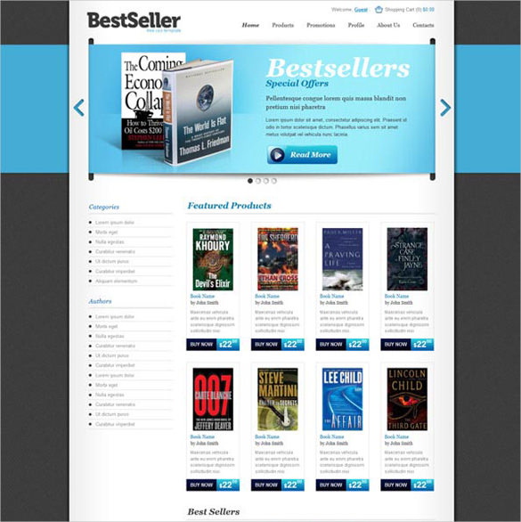 15+ Book Store Website Themes & Templates