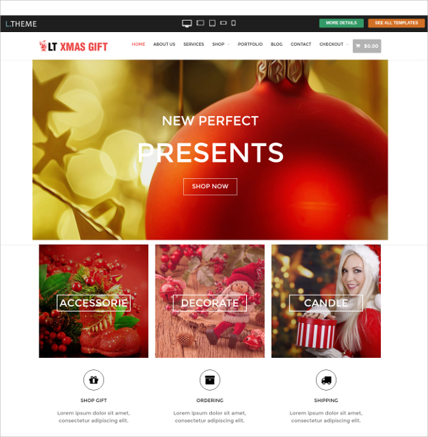 15+ Gift Store Website Themes & Templates