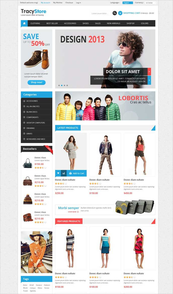 Clothe Store Website Templates & Themes | Free & Premium