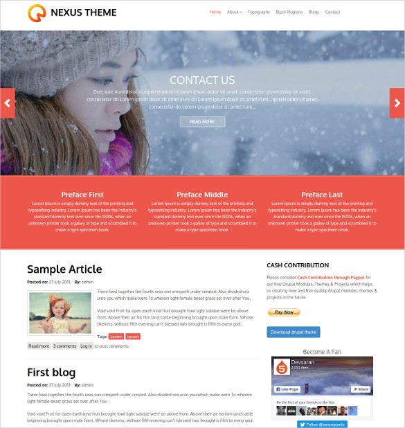 11+ Free Drupal Themes & Templates