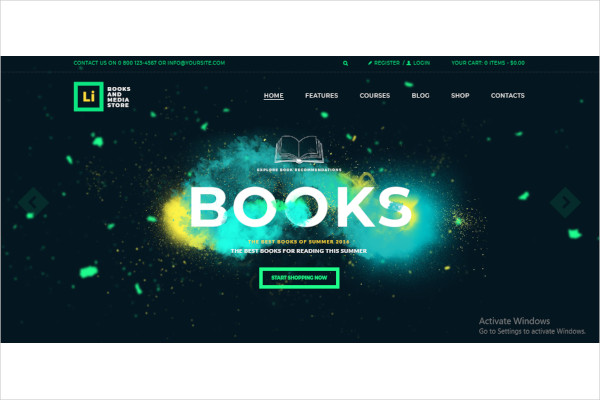 15+ Book Store Website Themes & Templates