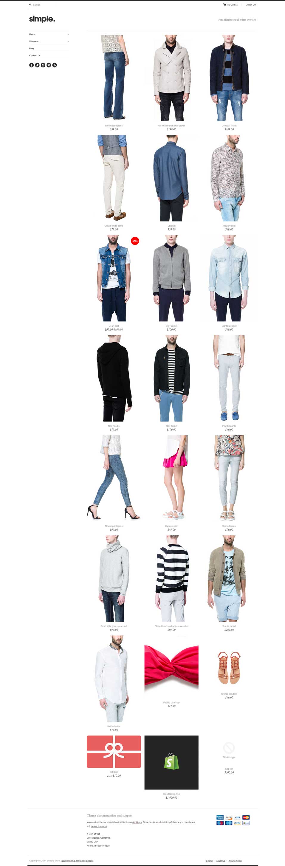 Clothe Store Website Templates & Themes | Free & Premium | Free ...