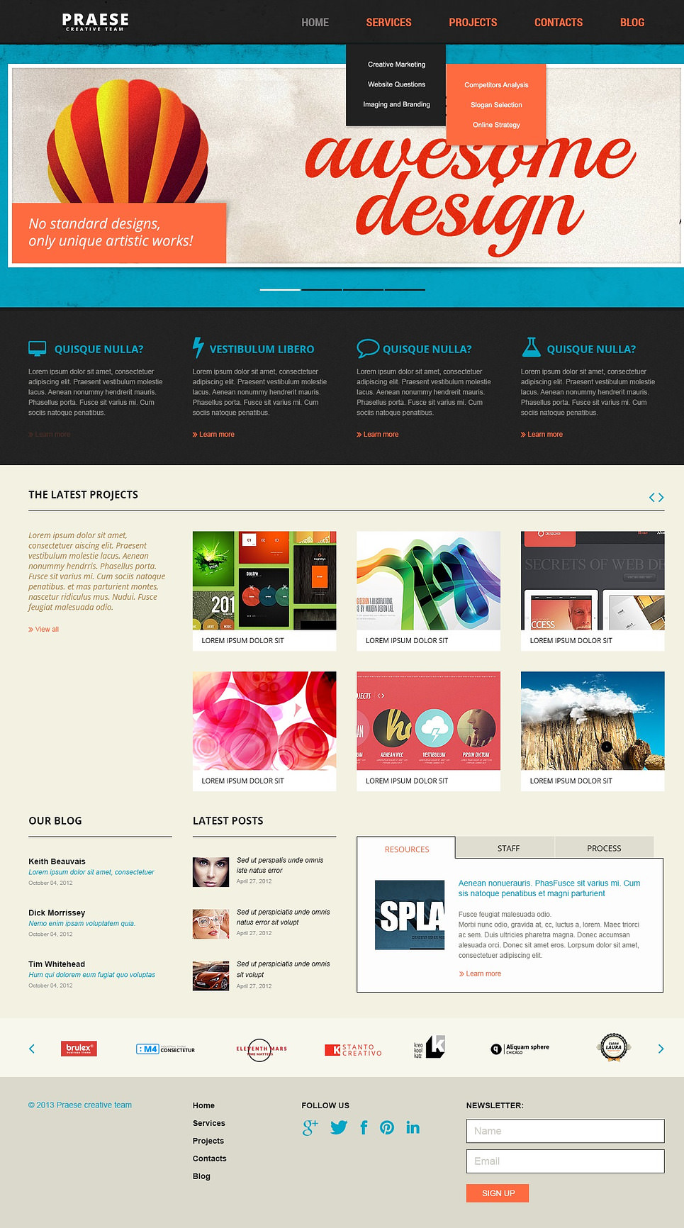 Sample Web Page Templates