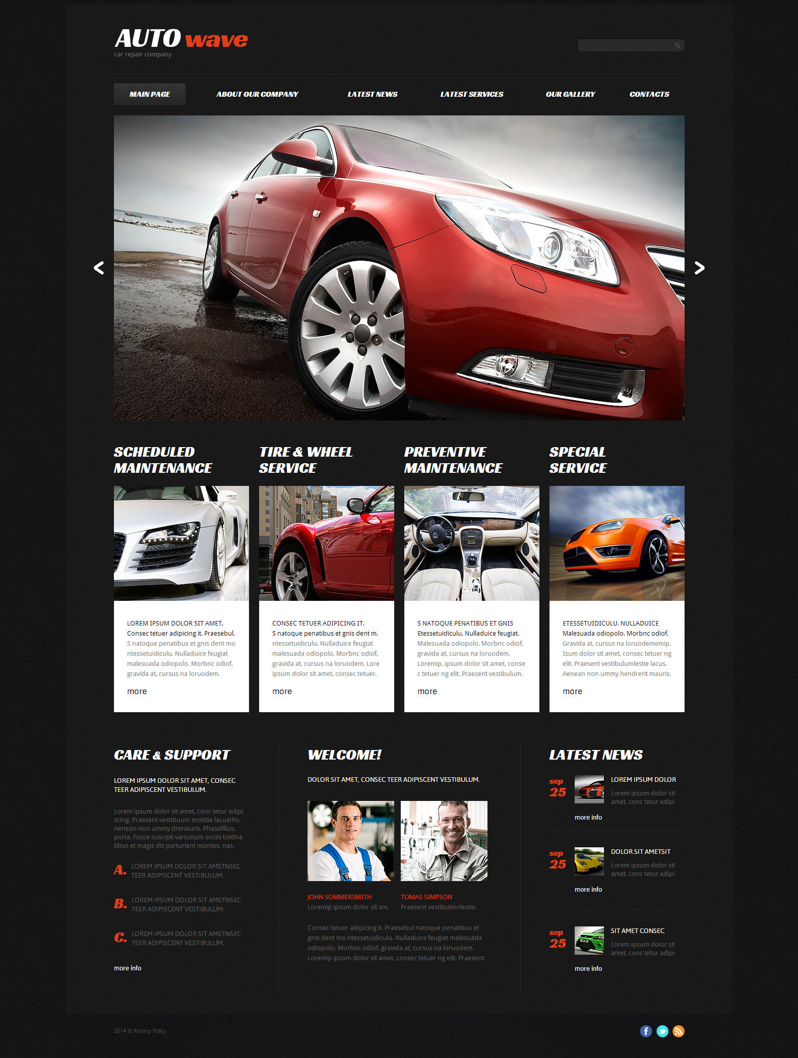 22 Best Premium Car Website Templates Free Premium Templates