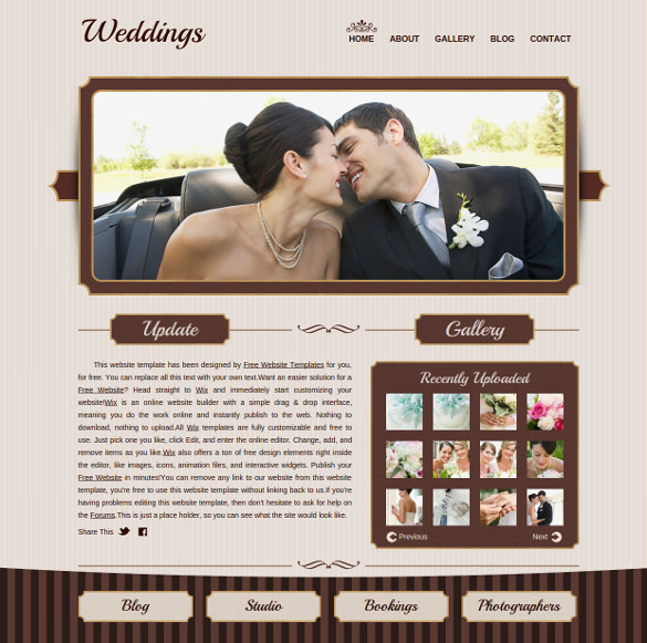 32+ Wedding Website Themes & Templates