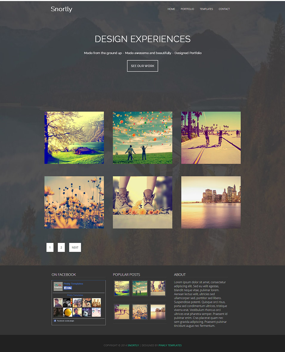 29+ Best Gallery Style Blog Templates & Themes