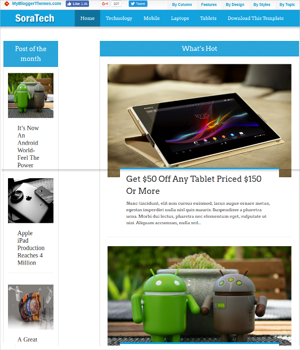 17+ Free Blog Templates & Themes