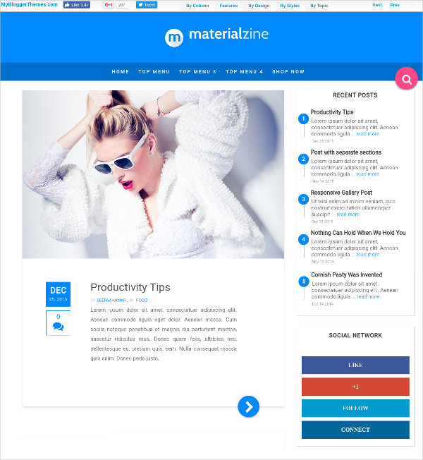17+ Free Blog Templates & Themes