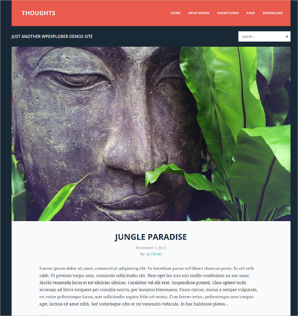 17+ Free Blog Templates & Themes